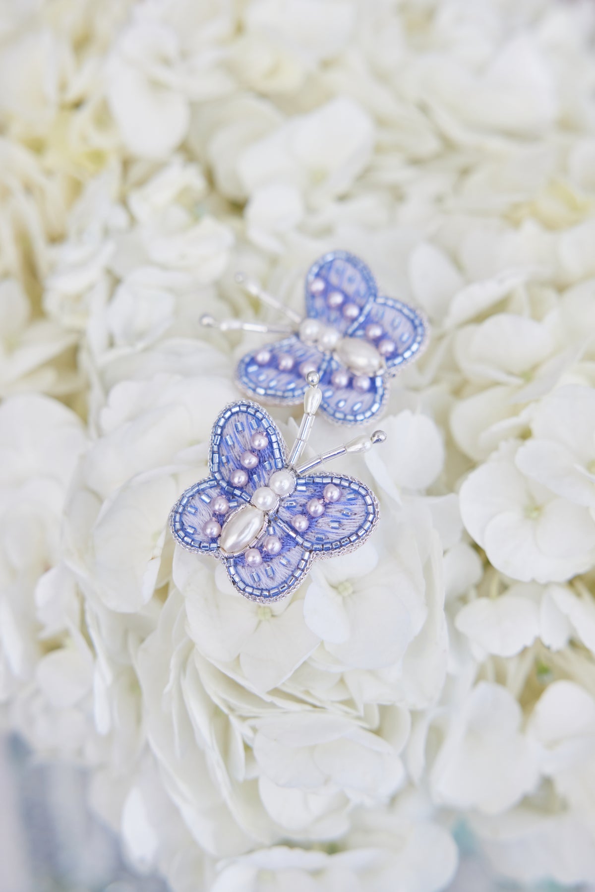 Periwinkle Butterfly Studs | Beth Ladd Collections