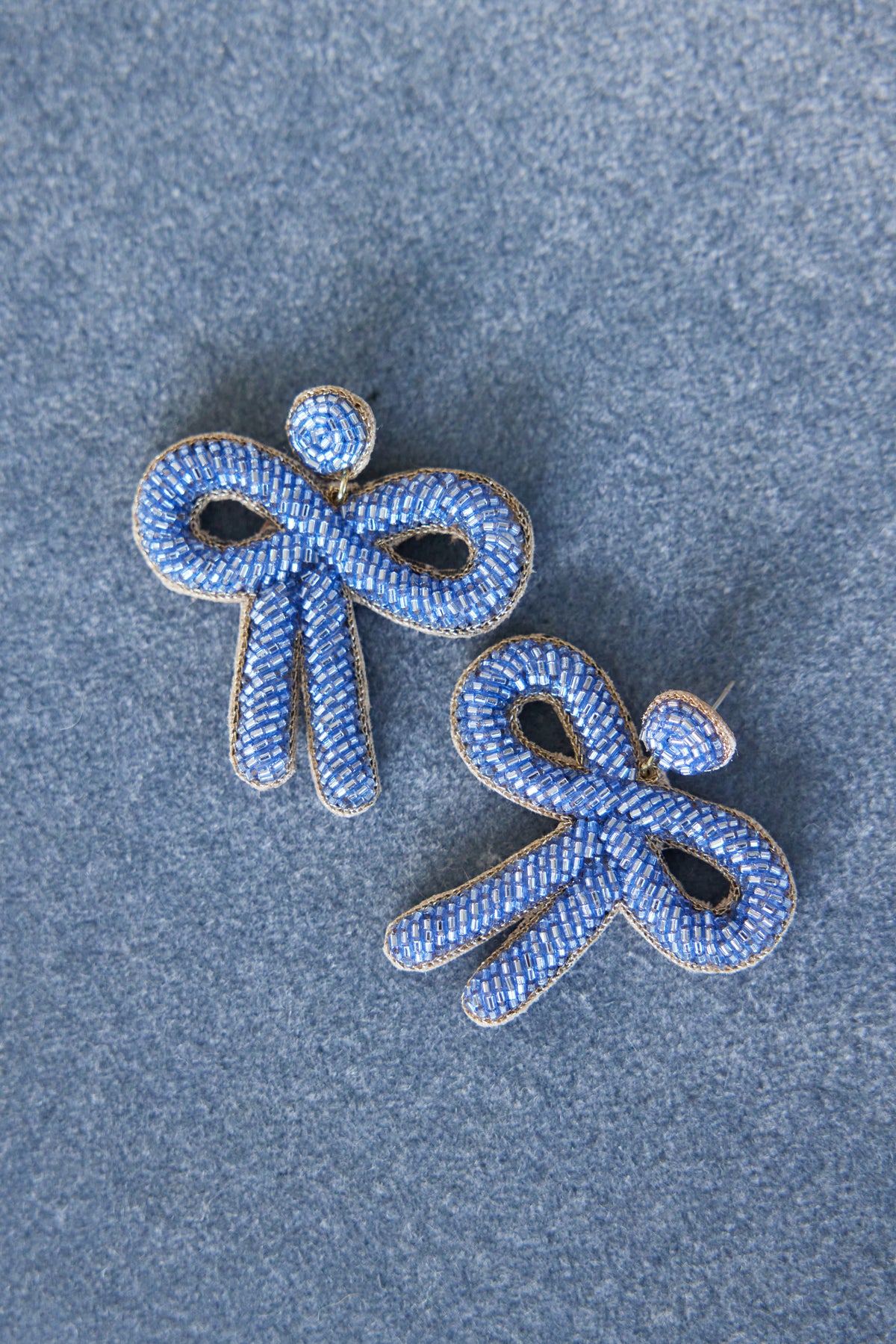 Periwinkle Bow Earrings | Beth Ladd Collections