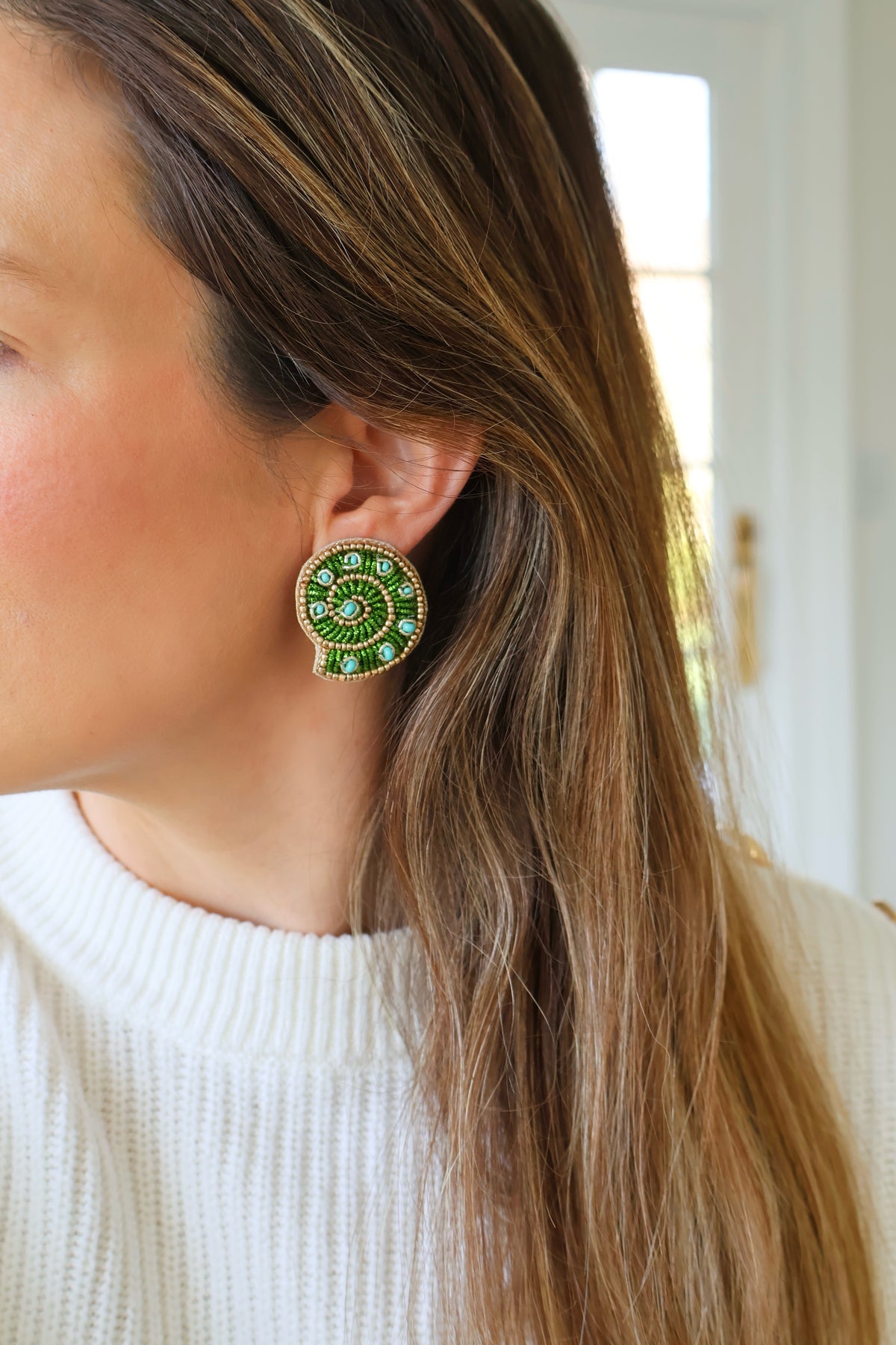 Spiral Shell Studs | Beth Ladd Collections