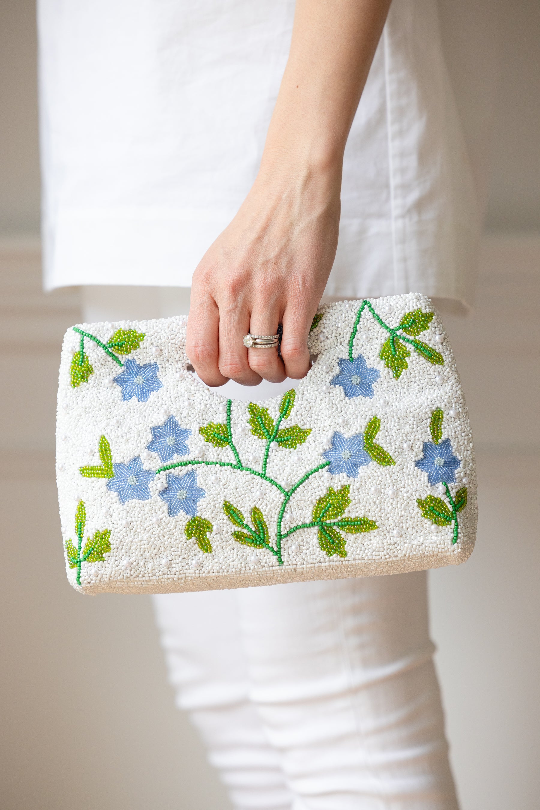 Custom Cut Out Handle Clutch | Beth Ladd Collections