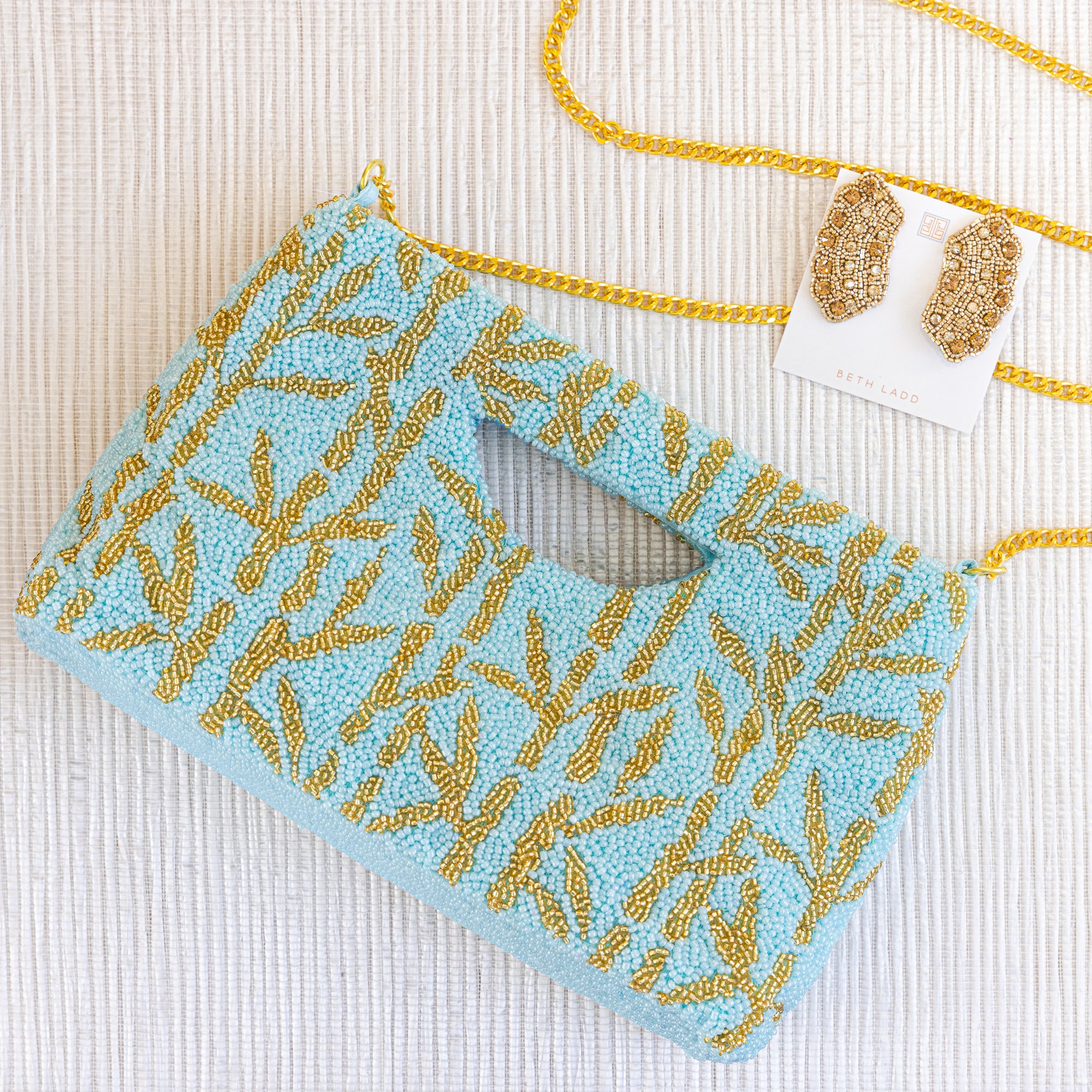 Custom Cut Out Handle Clutch | Beth Ladd Collections